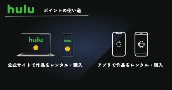 Huluのポイントとは？購入方法や使い方を解説！スマホ利用者は必見！